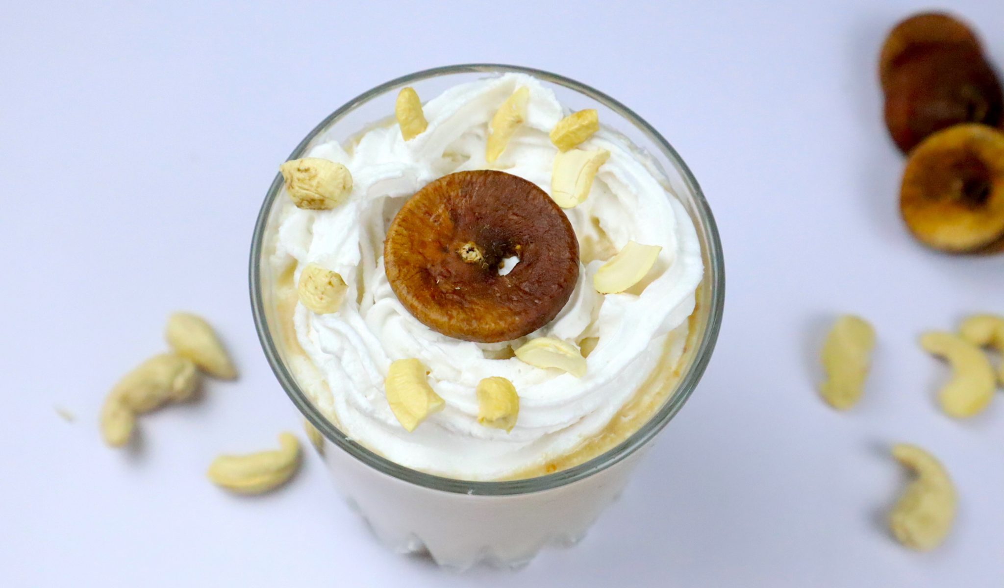 Anjeer Milkshake - Fig Milkshake Recipe - Tasted Recipes