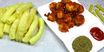 Bhungara Bateta Dhoraji Recipe - Tasted Recipes