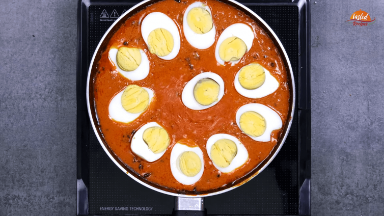 Egg Lababdar | Creamy Egg Curry - Tasted Recipes